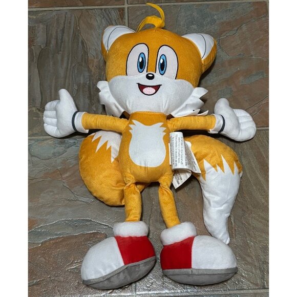 Sonic Hedgehog | Toys | Large Miles Tails Prower Twotail Fox Sonic The ...